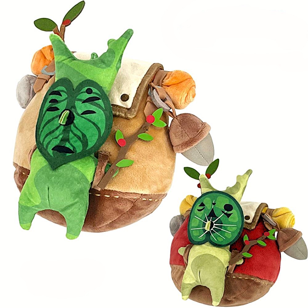 The Legend of Zelda: Tears of the Kingdom Korok Plush Toy with Backpack ...