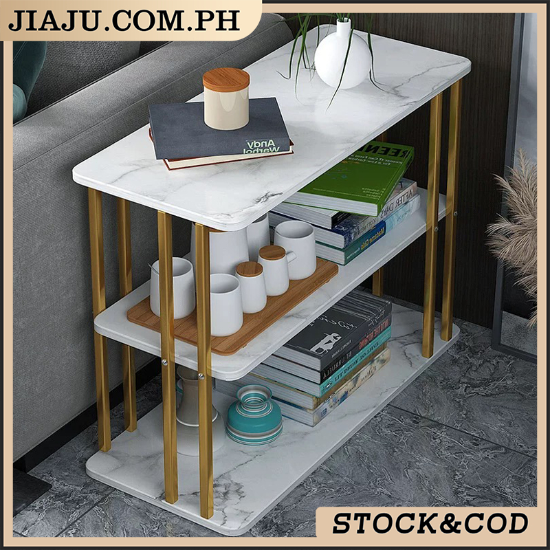 ⚡COD⚡Modern 3 Layers Sofa Side Coffee Table Light Luxury Tea Table ...