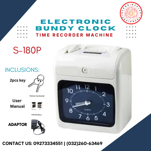 Electronic Analog Bundy Clock, Time Recorder Machine, Time And ...
