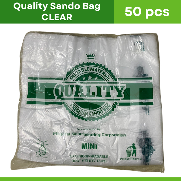 Quality Plastic Sando Bag Clear Makapal | Mini Tiny Medium Large ( 1 ...