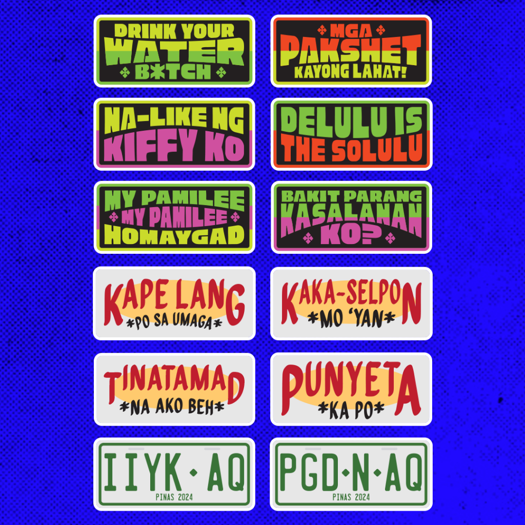 Jeepney Signs | Waterproof Vinyl Matte Stickers - Pinoy Yan Eh v2.0 ...