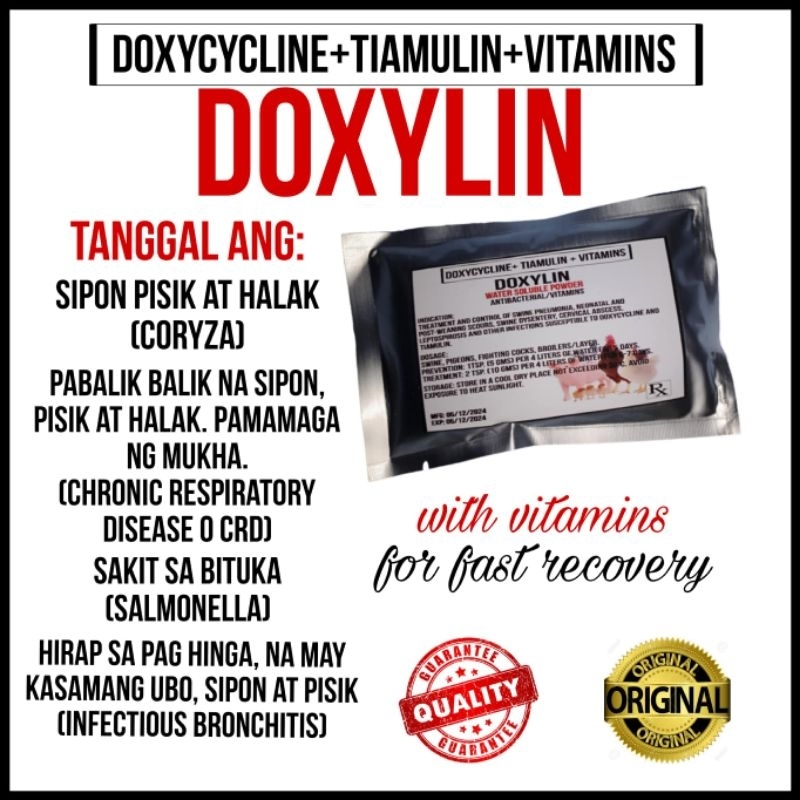 DOXYLIN POWDER GAMOT SA SIPON HALAK PISIK SISIW O TANDANG NA MANOK ...