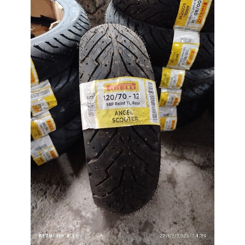 PIRELLI TIRE ANGEL SCOOTER 120/70-12 TUBELESS | Shopee Philippines