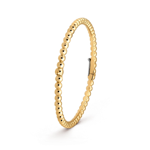 【3.0gram】Au750 18k gold Perlee Series Yellow K Gold White K Gold Rose Gold Bracelet | Shopee ...