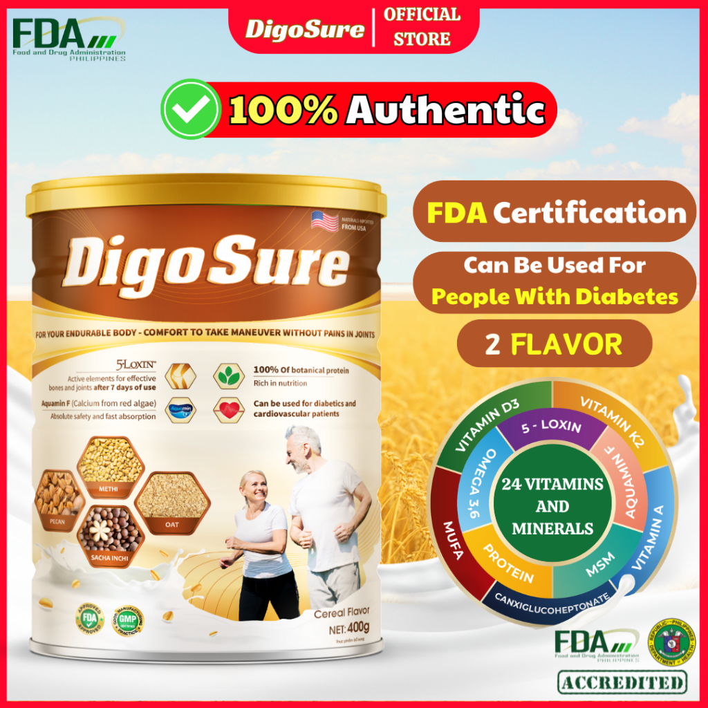 DIGOSURE MILK [ SINGAPORE ] - Milk for bone and join pain | Shopee ...