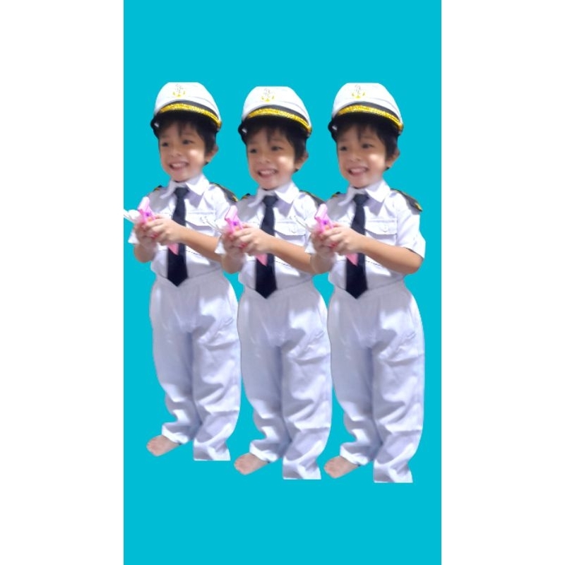 SEAMAN CAREER UNIFORM Costume for kids | Shopee Philippines