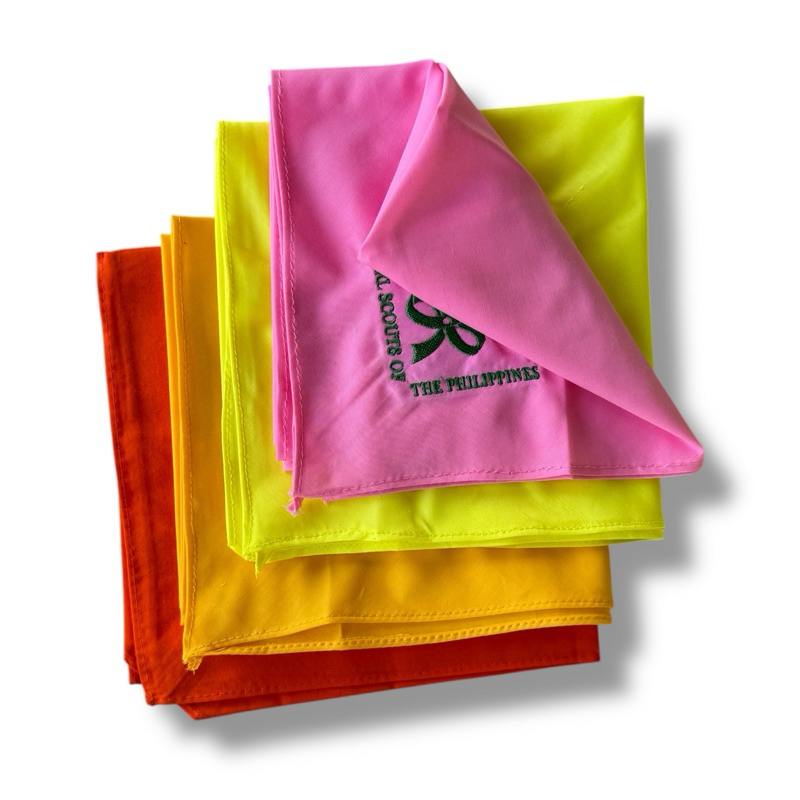 [EMBROIDERED] Girl Official Scarf Four Age-Level Scarves Neckerchief ...