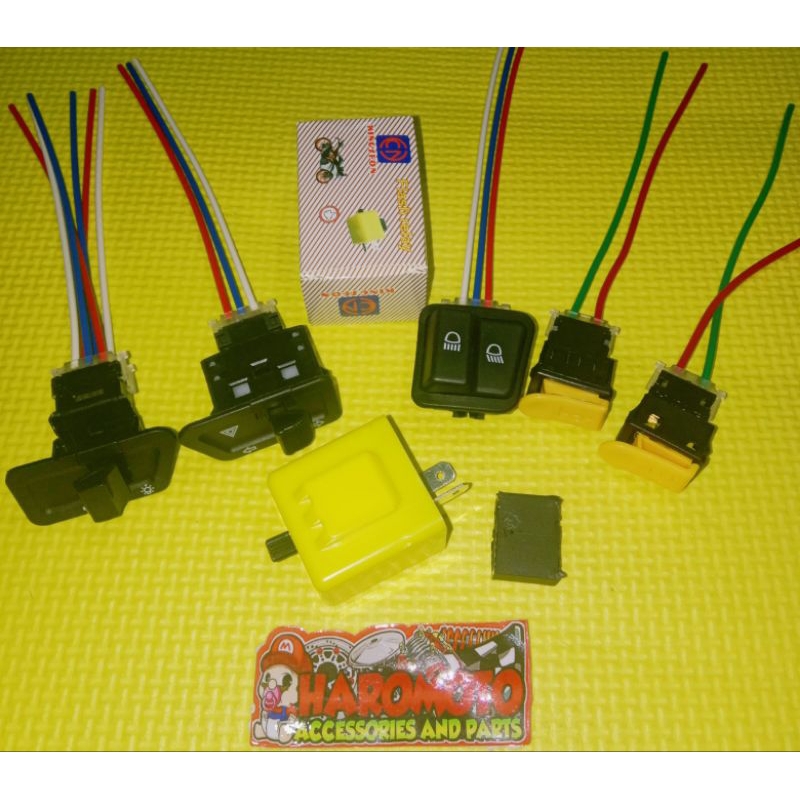 ⭐Button Switch Set For Wave 125S Bilogan / Tulisan | Shopee Philippines