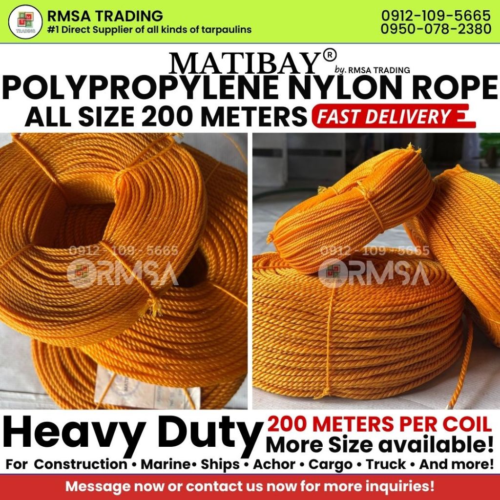 RMSA | Nylon Rope Nylon Cord Nylon twine Lubid Fisihine Lines Matibay ...