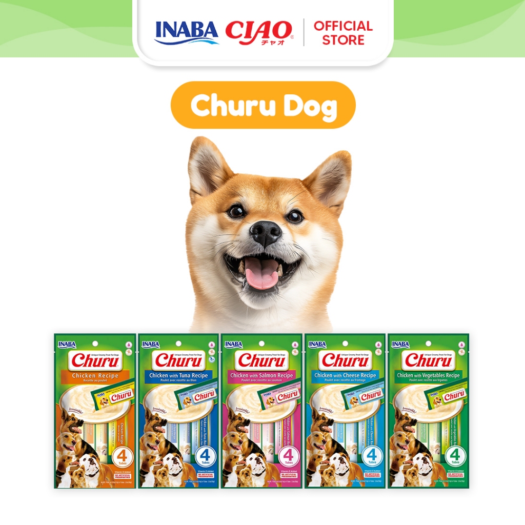 Inaba Churu Dog Treats 14g x 4 Sticks | Shopee Philippines