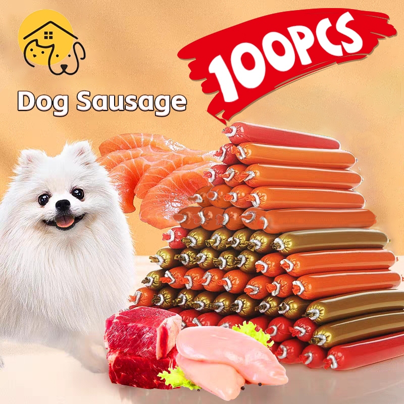 150/100/50/30PCS Pet Dog Treats Dog Sausage Treat Dog Food Training ...