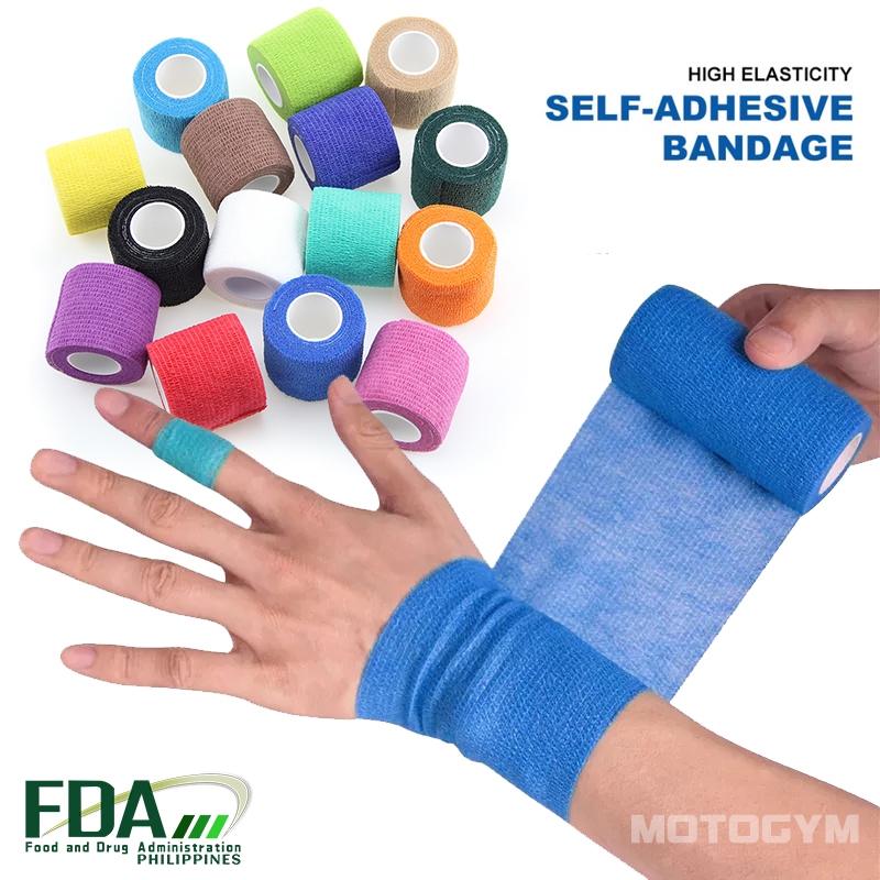Self Adhesive Bandage Wrap Muscle Finger Wrist Protective Bandage ...