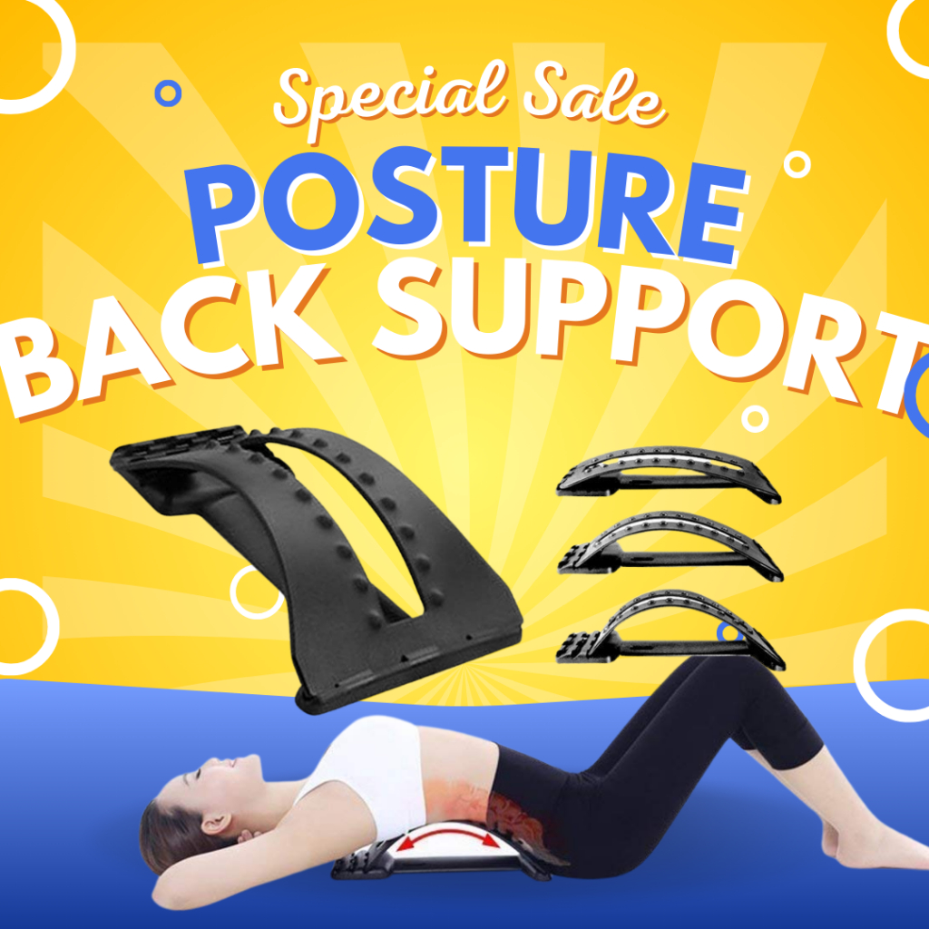 Magic Back Support Posture Corrector | Lumbar Spine Stretcher Pain ...