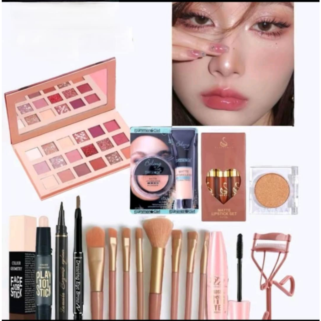 ALL IN ONE MAKEUP COMPLETE SET FOR BEGINNERS | Shopee Philippines