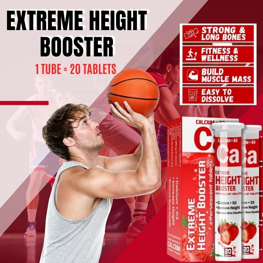 [HOT] Extreme Height Booster Effervescent Tablet Natural Height Growth Enhancer Improve Bone ...