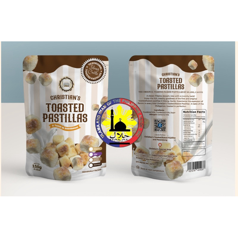 CLASSIC FLAVORED CHRISTIAN'S TOASTED/BAKED PASTILLAS (NEW PACKAGING ...