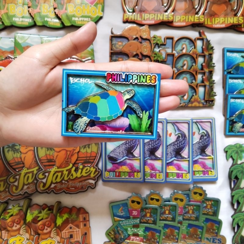 Bohol Phillipines Ref Magnet Souvenirs High Quality Embossed Wooden ...