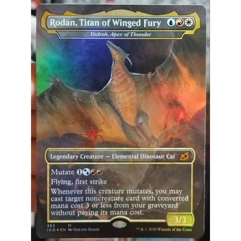 Rodan, Titan of Winged Fury / Vadrok, Apex of Thunder Foil (Magic the ...