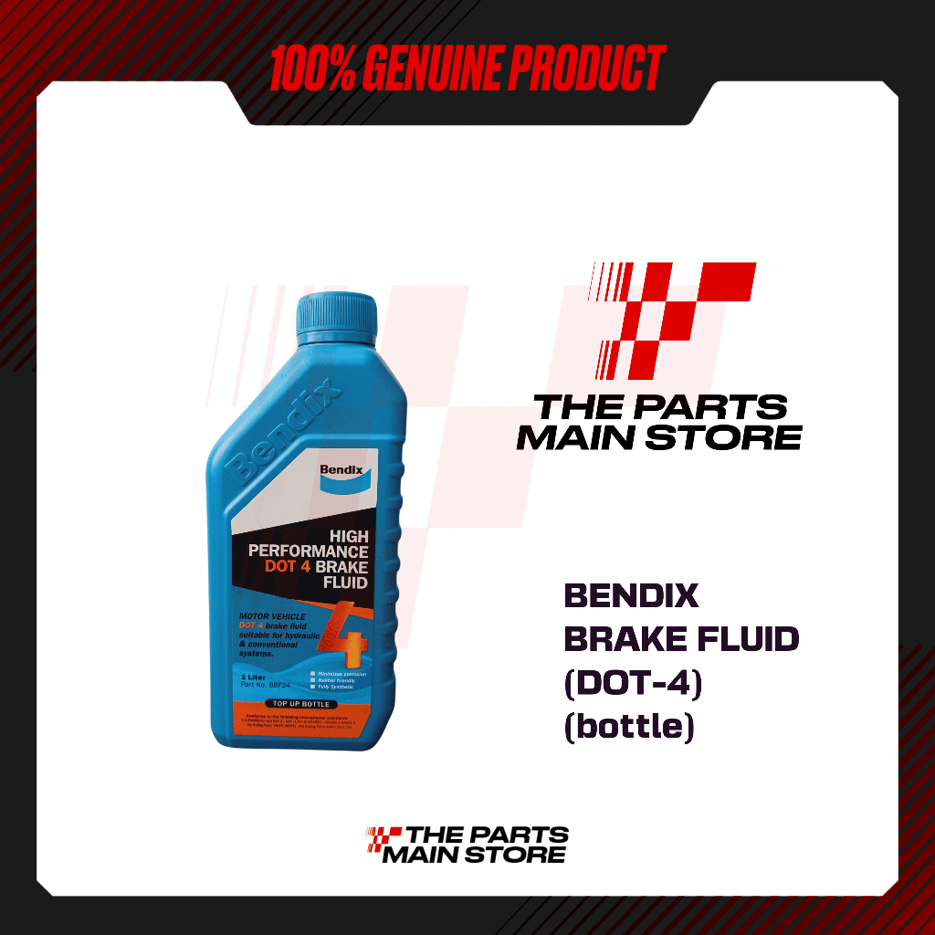 BENDIX BRAKE FLUID (DOT 4) (170ML/300ML/1 LITER) | Shopee Philippines