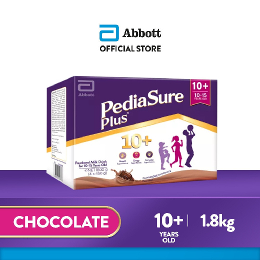 Pediasure Plus 10+ Chocolate 1.8kg for Adolescents 10-15 Years Old ...