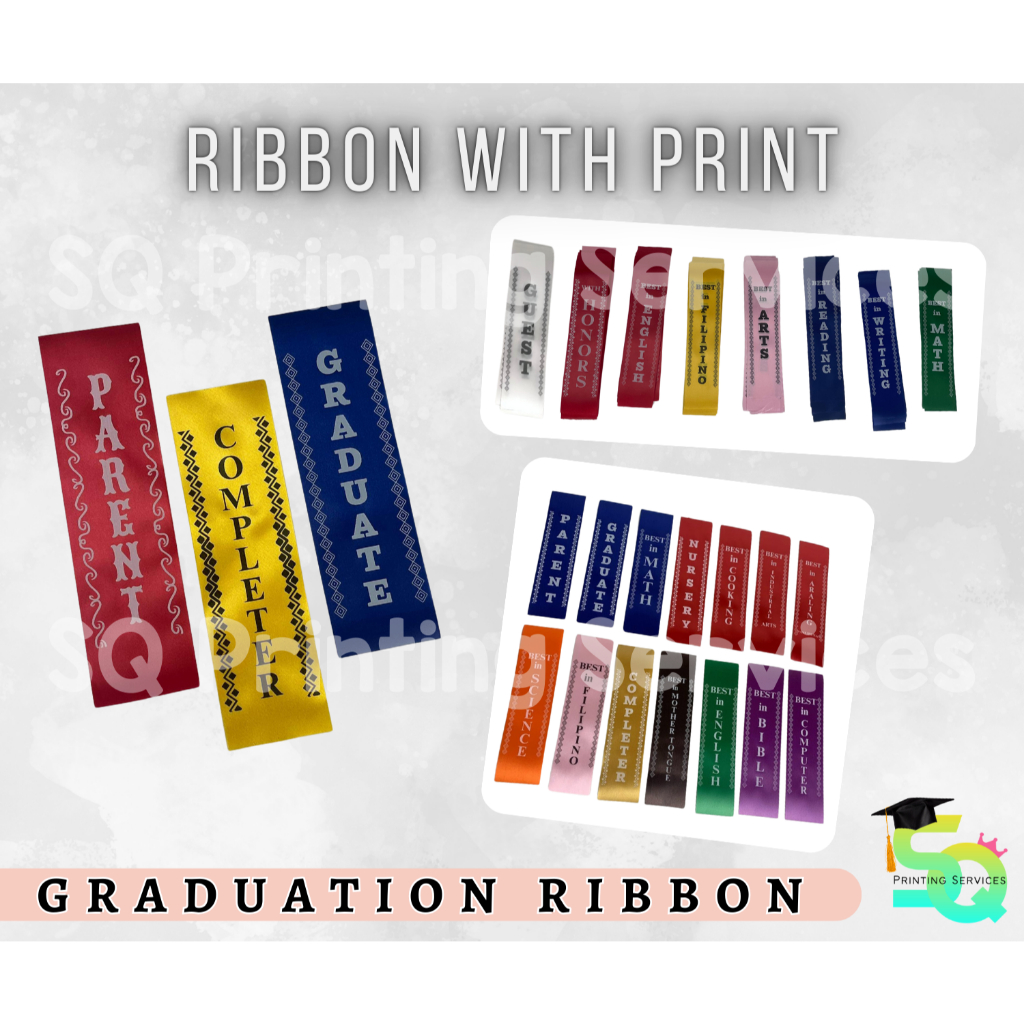 (Elementary) 1.5" Customized Graduation/Recognition/Award Ribbon for ...
