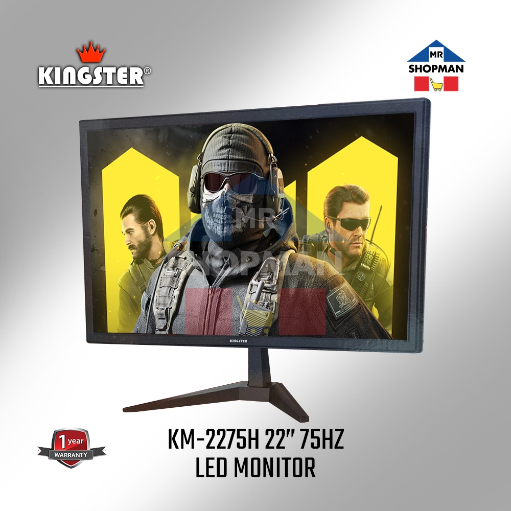 Kingster KM 2275H 22″ 75Hz LED HD 1080p Monitor | Shopee Philippines