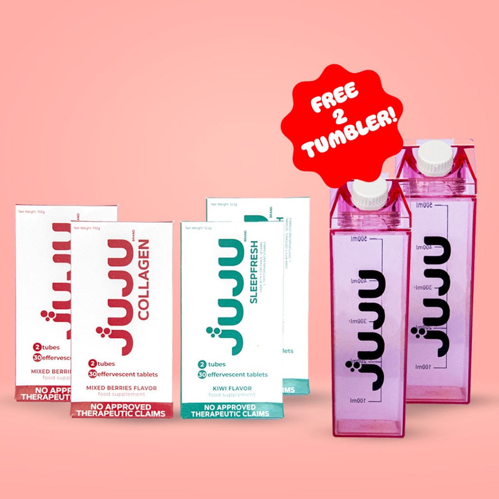 JUJU Collagen + JUJU SleepFresh 4 Boxes Bundle - (2 Collagen + 2 ...