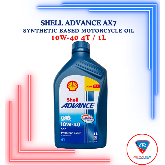 SHELL AX7 10W-40 1 LITER BUNDLE WITH GEAR OIL | Shopee Philippines