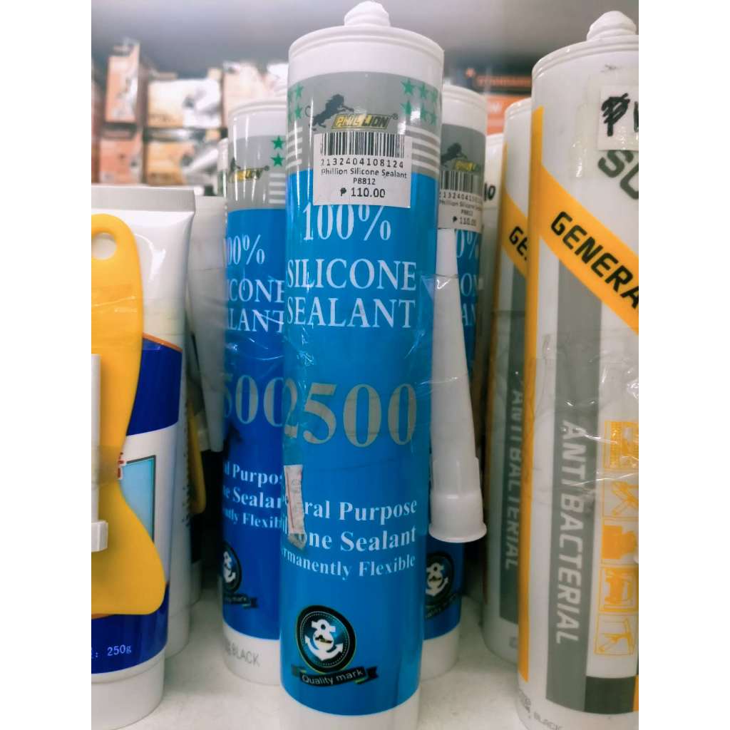 Phillion General Purpose Silicone Sealant Permanently Flexible | Shopee ...