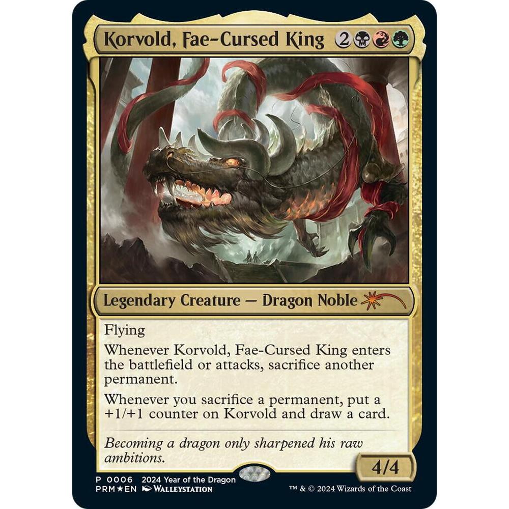Korvold, Fae-Cursed King (Year of the Dragon 2024) - Standard Showdown ...