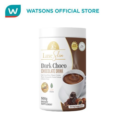 LUXE SLIM Dark Choco Chocolate Drink 500g | Shopee Philippines