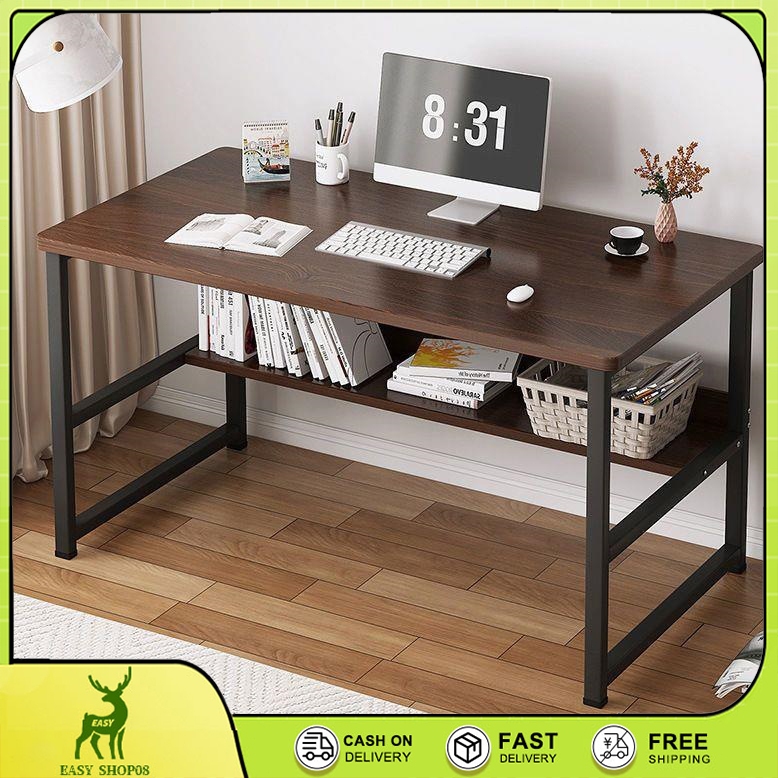 Computer Desk With Drawer Moisture-Proof Study Table With Shelf Office ...