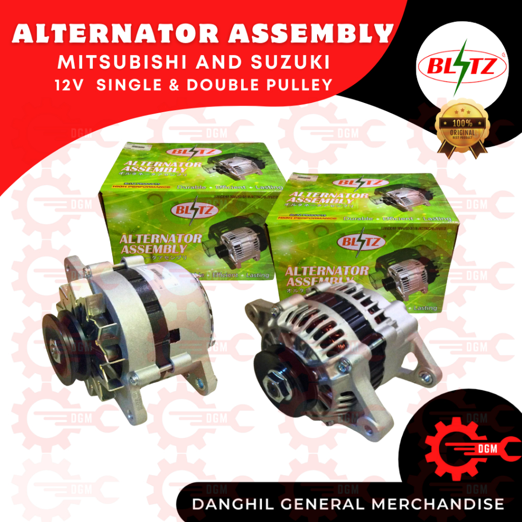 BLITZ Alternator Assembly for Mitsubishi and Suzuki (Single & Double ...