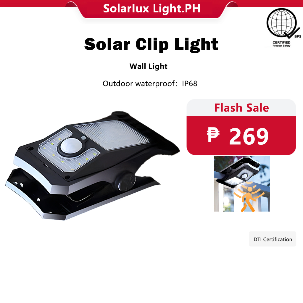 solar clip light solar light outdoor waterproof solar garden light 300W ...