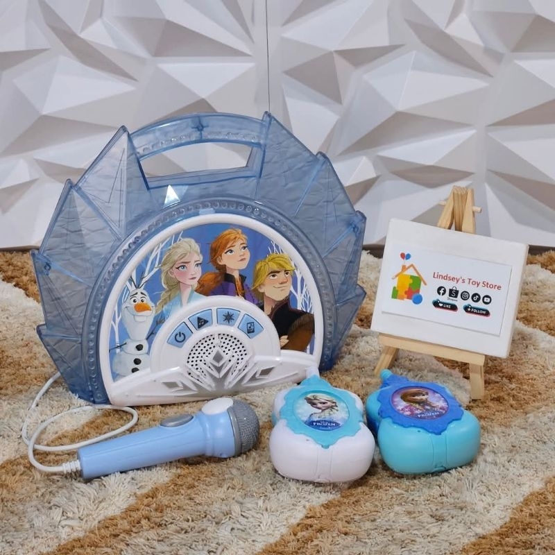 Frozen 2 Sing Along Boombox with free Frozen walkie talkie | Shopee ...