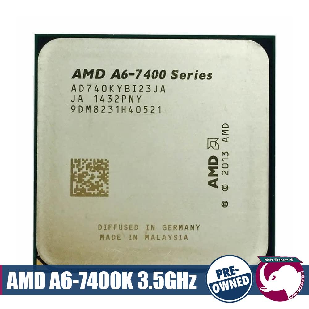 AMD A6-7400 7400K 3.5GHz FM2+ Desktop Processor | Shopee Philippines