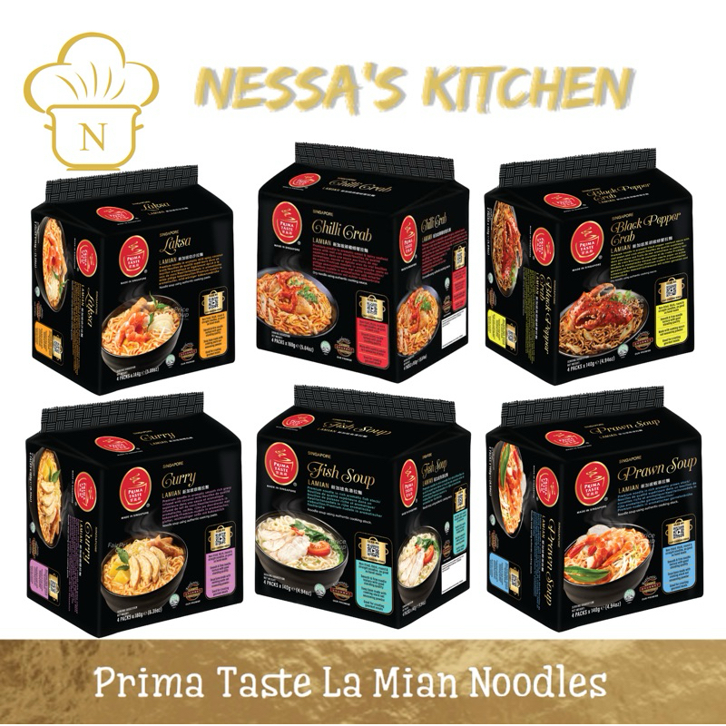 Prima Taste Laksa La Mian Black Pepper Crab Curry Fish Soup Premium ...