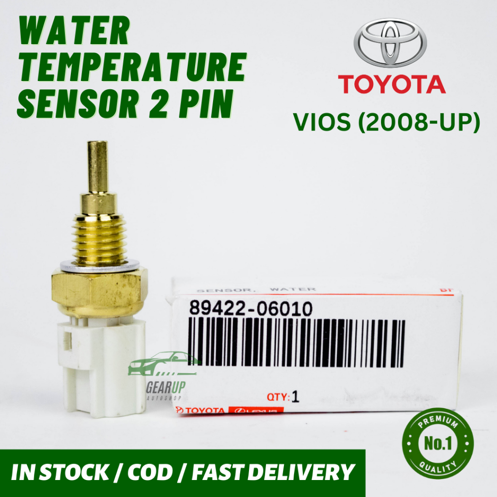 Gear Up WATER TEMPERATURE SENSOR 2 PIN for TOYOTA VIOS (2008-UP) (89422 ...
