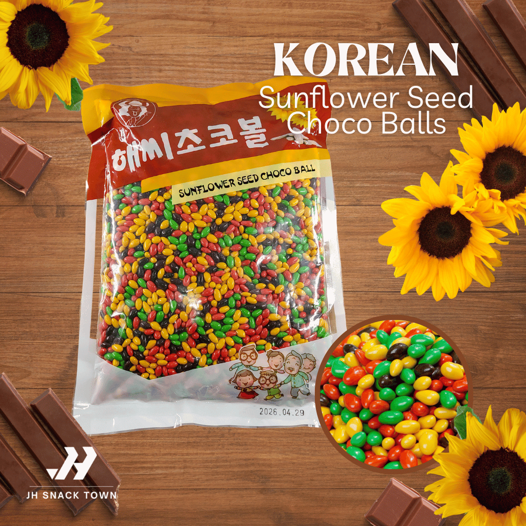 Sunflower Seed Choco Balls | Korean Chocolate-coated sunflower seeds ...