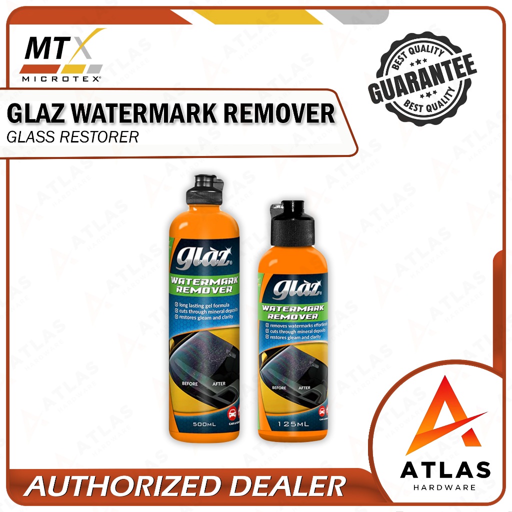 MTX Microtex Glaz Watermarks Remover (250 ML and 125 ML) | Shopee ...