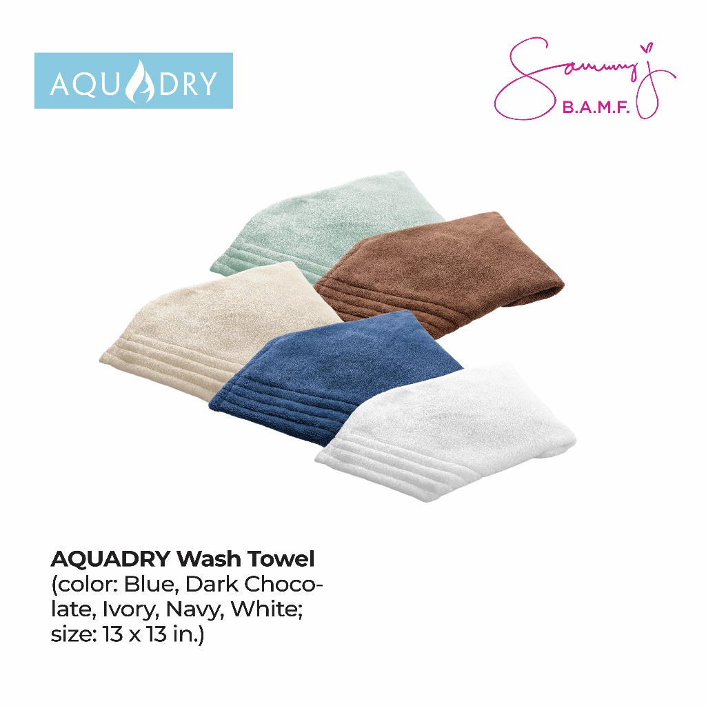 AQUADRY WASH TOWEL 13" x 13" | Shopee Philippines