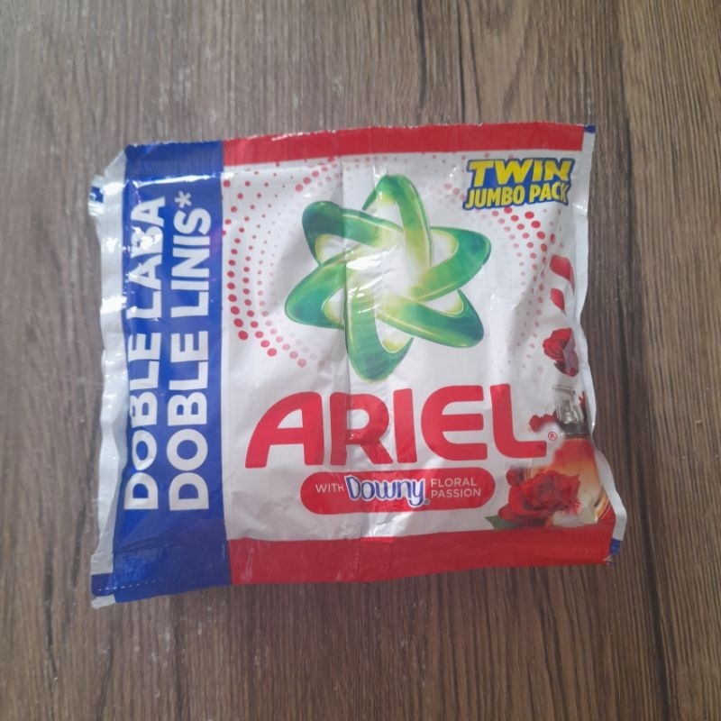 Ariel with Downy Floral Passion Detergent Powder Twin Jumbo Pack 64g ...