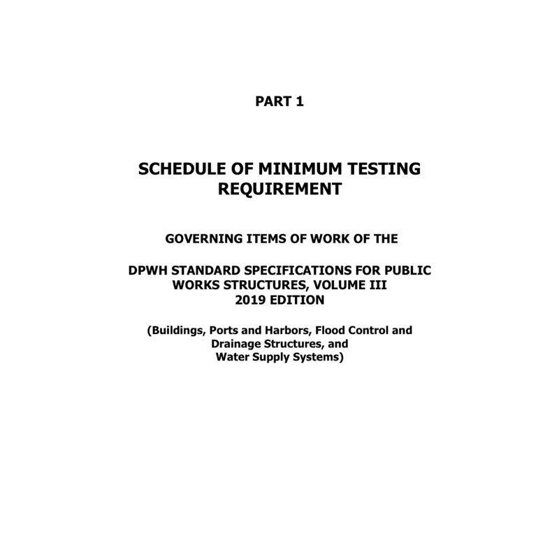 DPWH Public Works Structure (Blue Book Volume 3, 2019 Ed) | Shopee ...