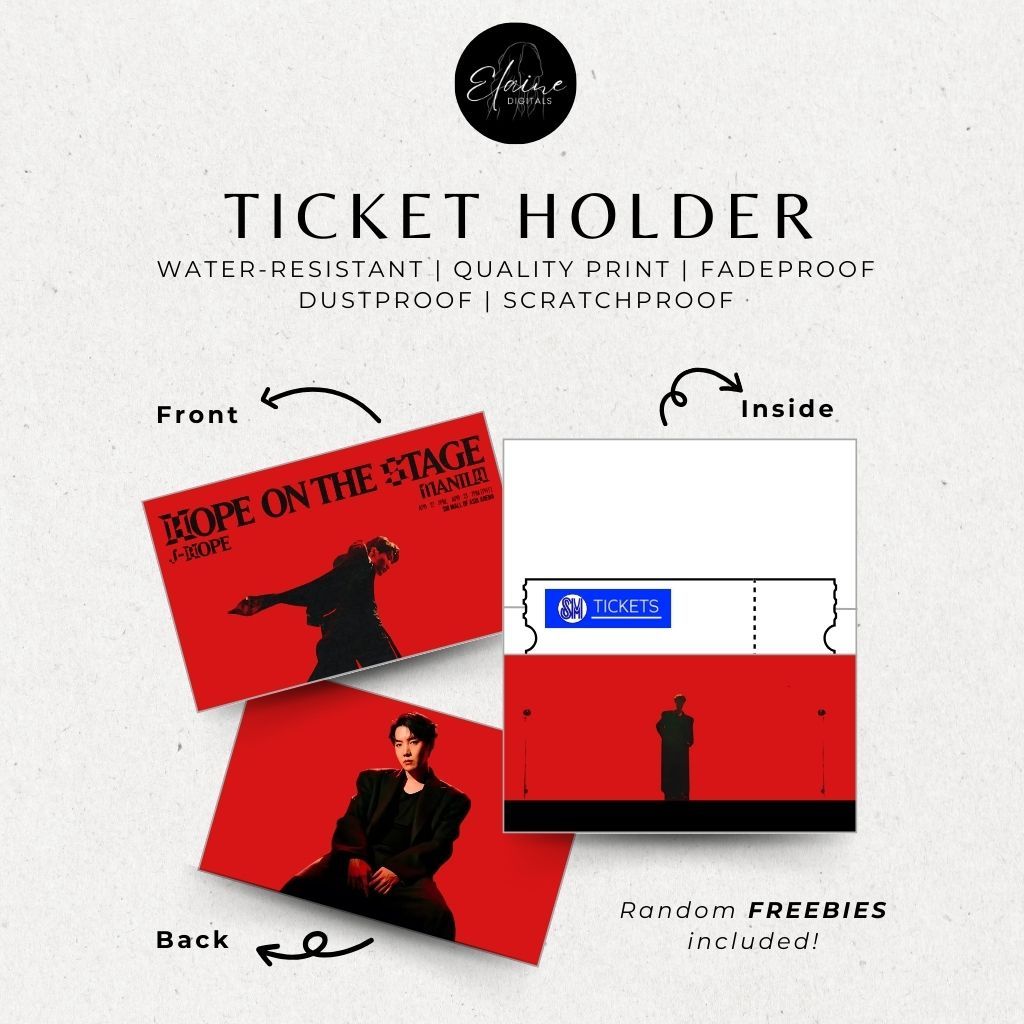 J-HOPE Hope On The Stage Tour Manila Ticket Holder Envelope | Shopee ...