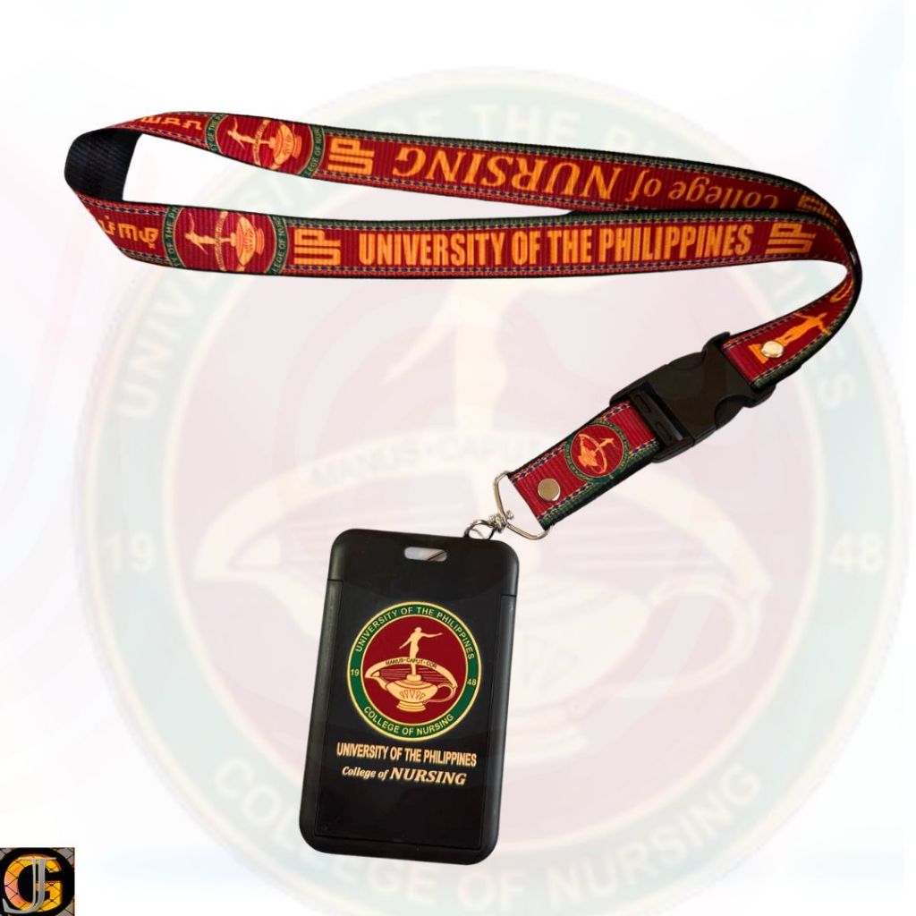 UP College of Nursing Id Lace Sling Lanyards Id Holder Cord | Shopee ...
