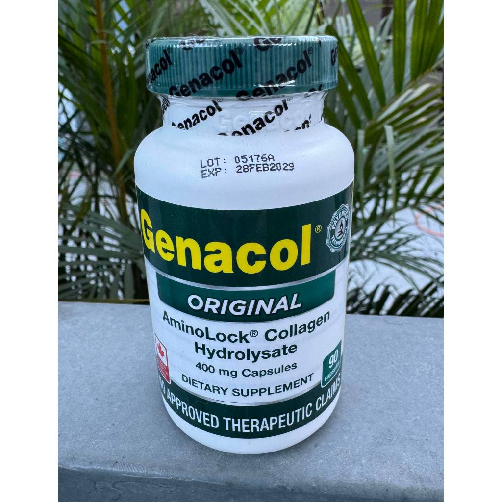 Genacol Original Aminolock Collagen Hydrolysate 400mg 90 capsules | Shopee Philippines