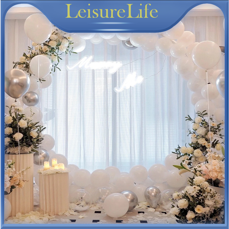 10-Section Round Metal Arch Stand 2M Iron Wedding/Party Backdrop ...
