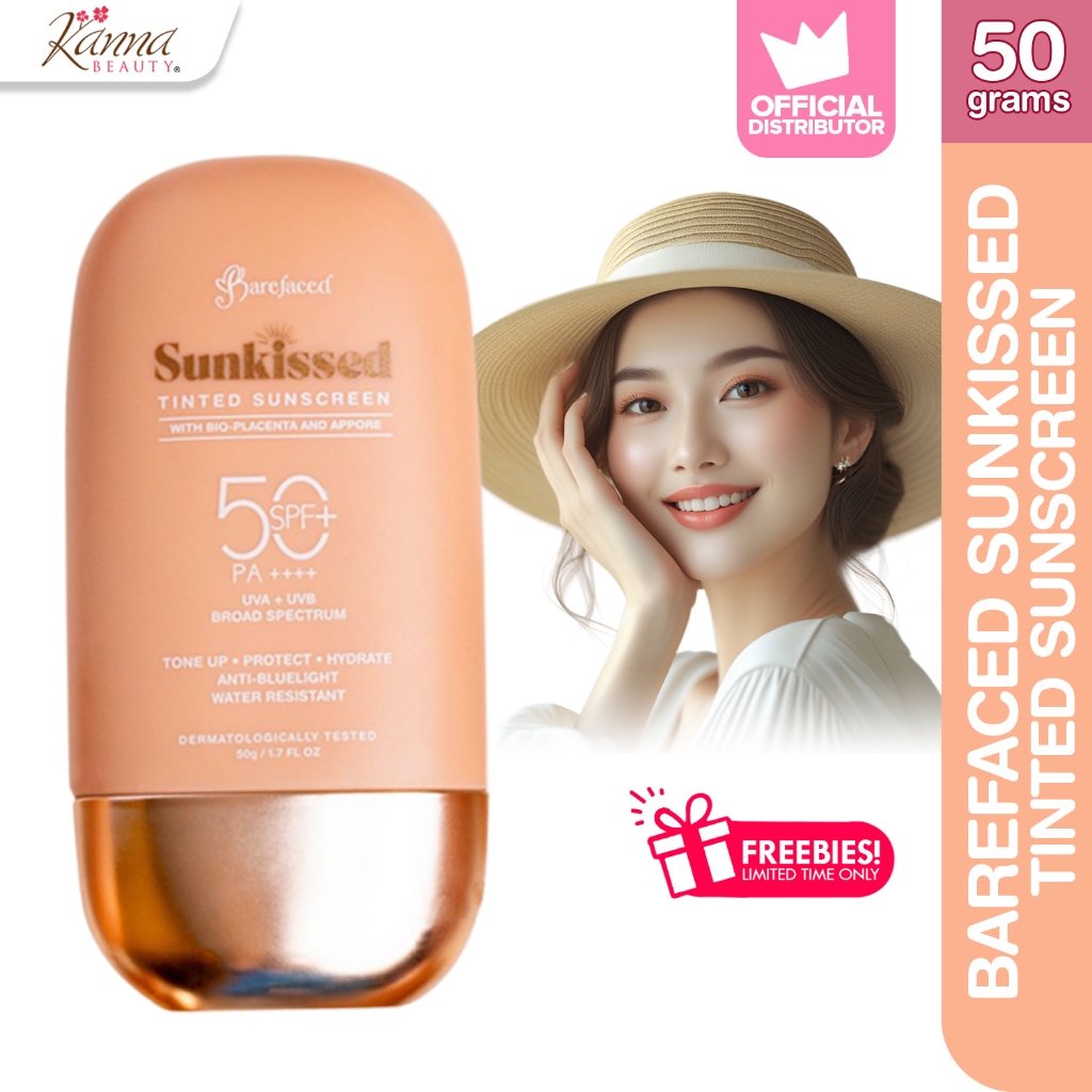 Barefaced Sunkissed Premium Tinted Sunscreen | Shopee Philippines