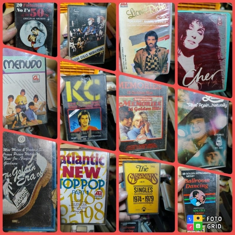 Vintage Preloved Random Music Cassette Tapes {Assorted} 3/8c | Shopee Philippines