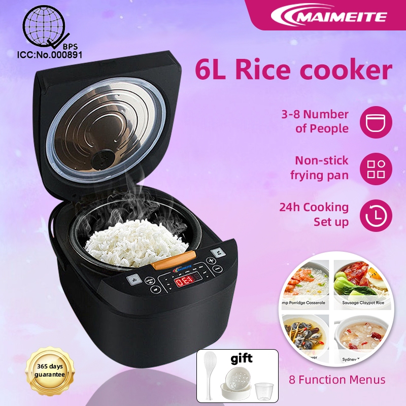 Maimeite Large Capacity 6L Home Multifunctional Electric Rice Cooker ...